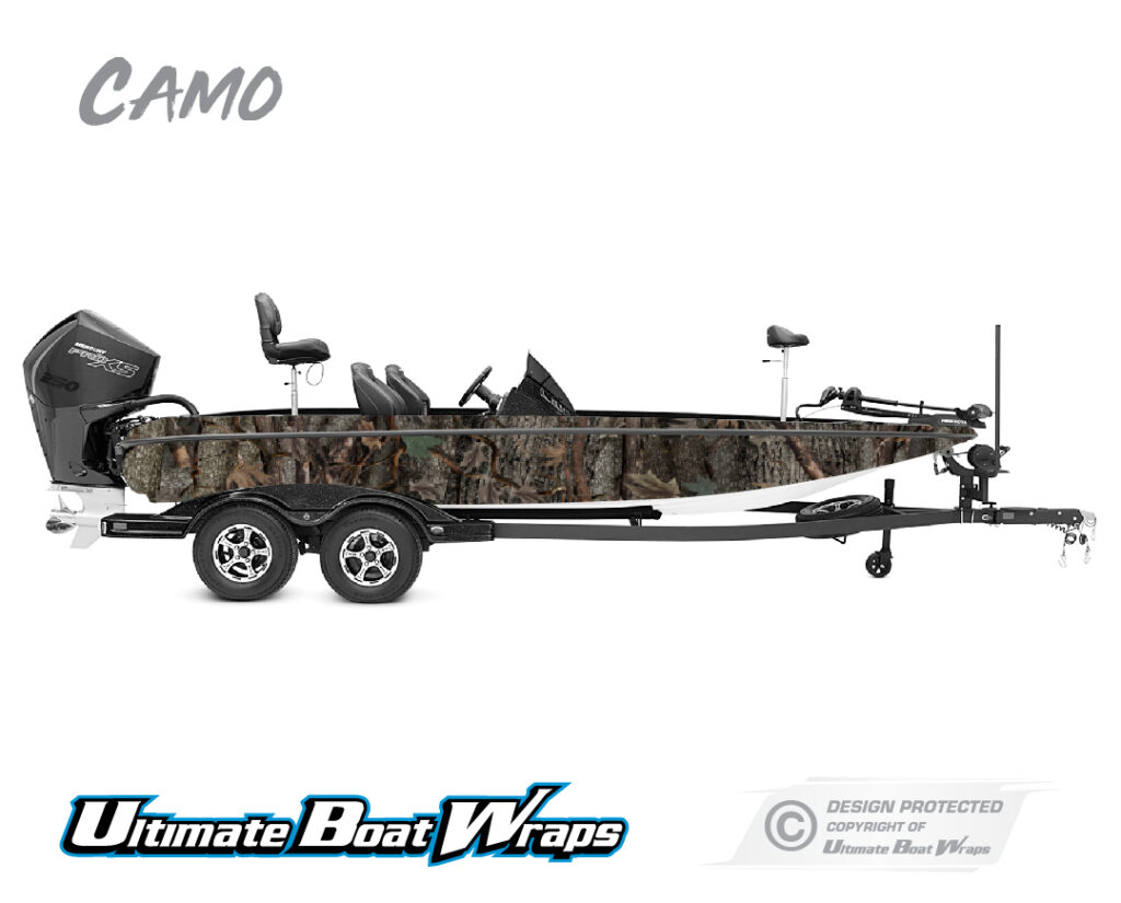 Fiberglass Fishing Boat Wraps - Ultimate Boat Wraps