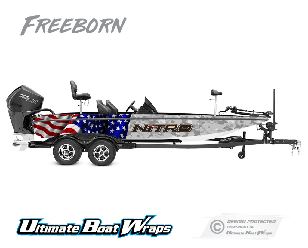 Fiberglass Fishing Boat Wraps - Ultimate Boat Wraps